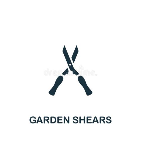 Garden Shears Icon Monochrome Simple Sign From Agriculture Collection