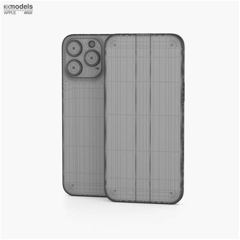 Apple Iphone 16 Pro Max White Titanium 3d 모델 다운로드 전화 On