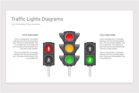 Traffic Lights Diagrams Powerpoint Template Nulivo Market
