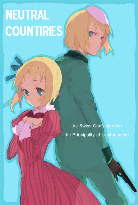 Liechtenstein And Switzerland Axis Powers Hetalia Drawn By Honjyamaka