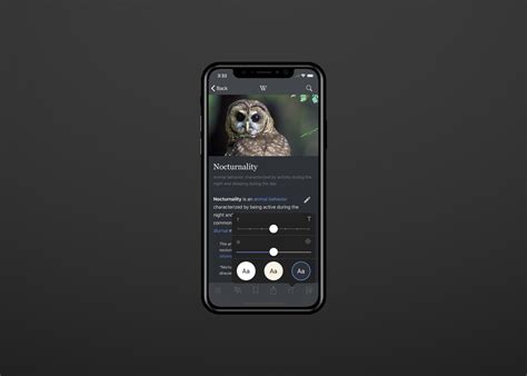 Ios Feature Helps You Read Wikipedia In The Dark Diff