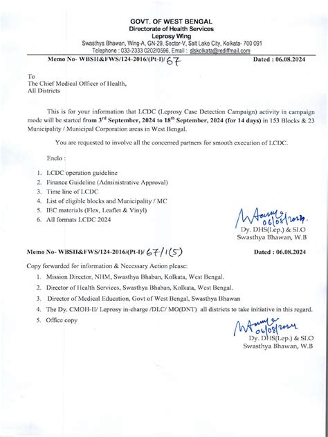 Leprosy Case Detection Campaign Lcdc From 3rd September To 18th September 2024 Pdf