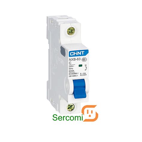 Interruptor Termomagnetico 1x50a Chint Sercomi Perú