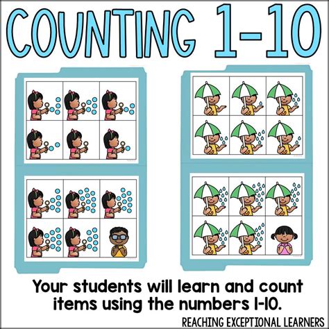 Counting To 20 File Folder BUNDLE Etsy