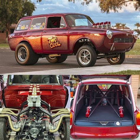 1971 Vw Type 3 Squareback Gasser With Twin 23l Vw Flat Fours And Quad
