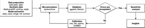 Simplified Flowchart Of The Stages In Microsimulation Modelling In