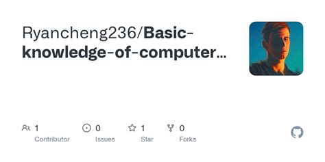 Github Ryancheng236basic Knowledge Of Computer Vision
