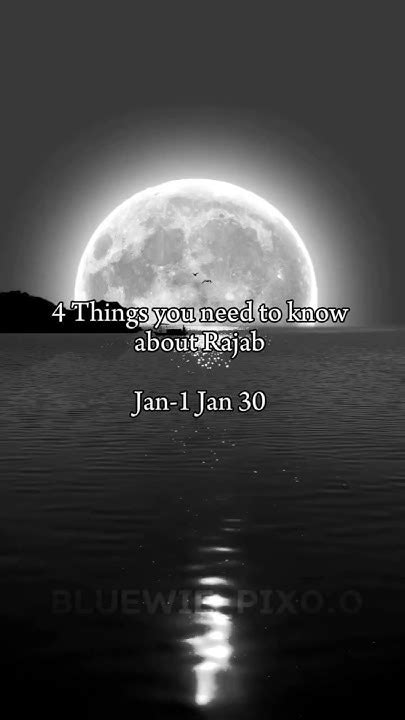 4 things you need to know about rajab ☺️ shorts youtubeshorts