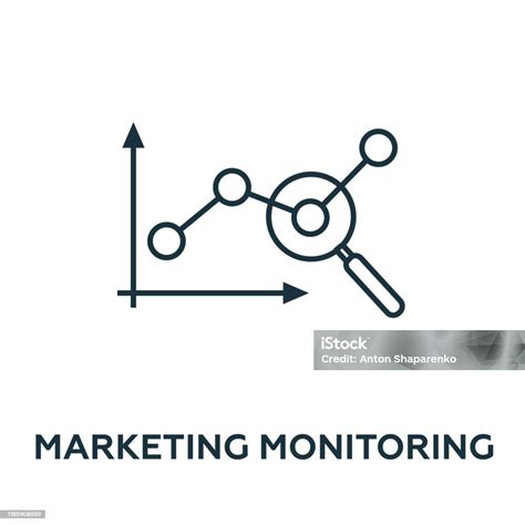 Symbole Dicône De Vecteur De Surveillance De Commercialisation Signe