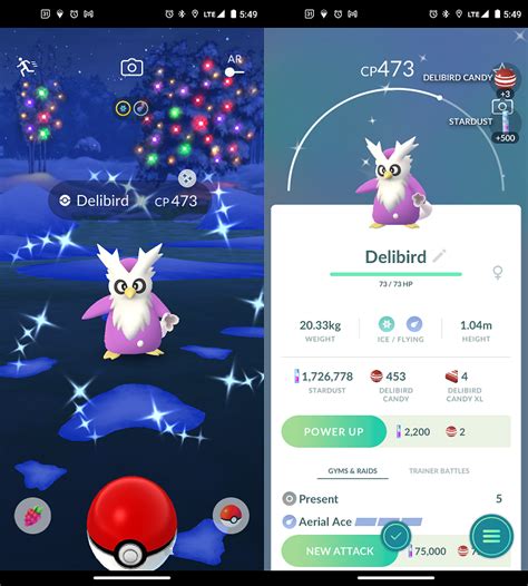 Shiny Delibird