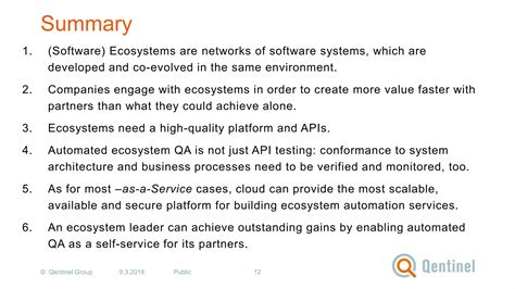 Ecosystem Automation As A Service Qentinel Automation Clinic 1 3 2018