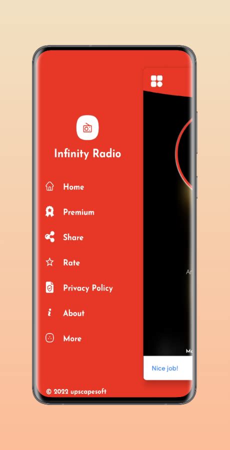 Infinity Radio Single Station Radio App Admob Onesignal Firebase