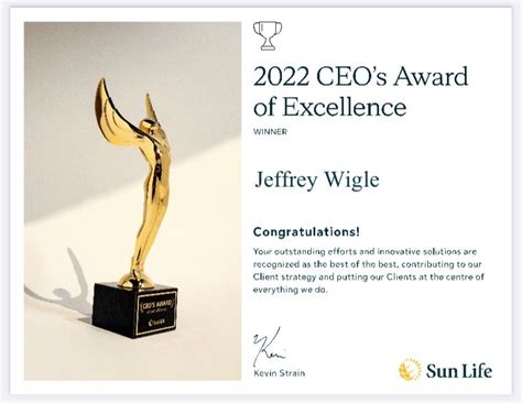 Grateful For This Recognition And Thankful For The Support Of My Team Jeffrey Wigle