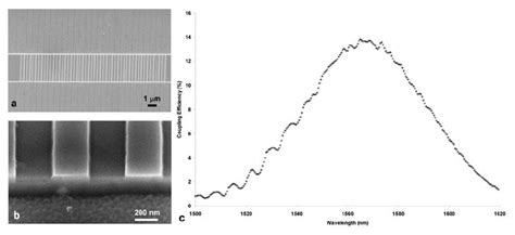 Fiber Grating Couplers For Soi Waveguides Fabricated By A Two Step Download Scientific Diagram