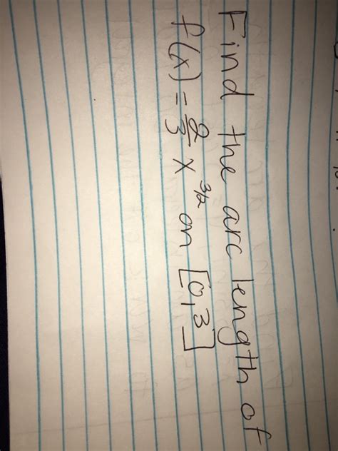 Solved Find Arc Length Chegg Com