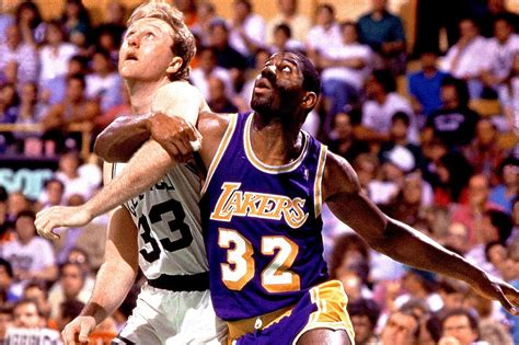 Nba Basketball Larry Bird Boston Celtics Boston Magic Johnson Los