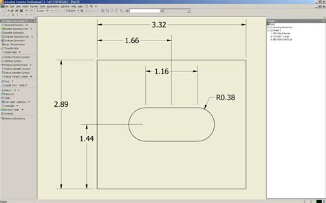 Dimensioning A Slot Autodesk Community