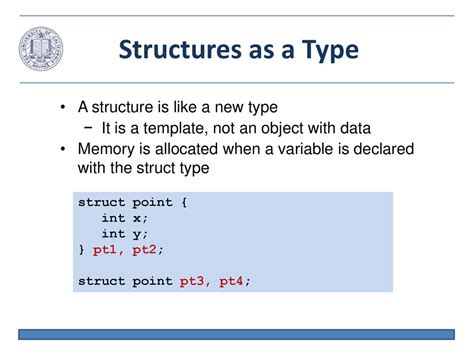structures collection of several variables under a single name ppt