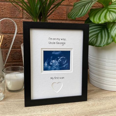 Uncle To Be Pregnancy Scan Frame Azana Photo Frames