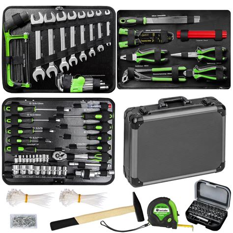Tectake Caisse à outils 500 pièces Leroy Merlin