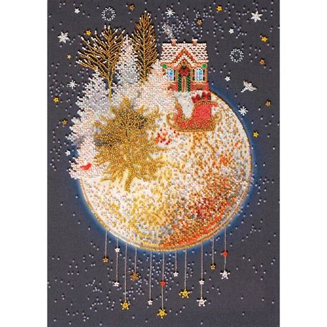 Kit de broderie avec perles Conte de Noël Abris Art