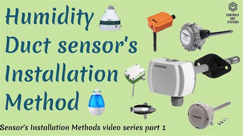 Humidity Duct Sensors Installation Method YouTube