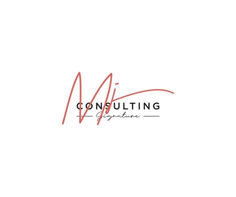 Initial Mj Signature Logo Collection Template Vector Hand Drawn