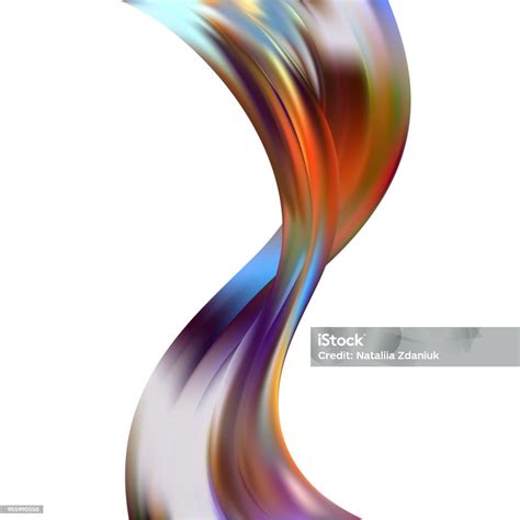 추상적인 벡터 배경입니다 곡선입니다 여러 가지 빛깔된의 파입니다 메쉬입니다 색깔된 모양입니다 무지개 빛깔의 라인입니다 다채로운 스트림입니다 테이프입니다 새틴 실크입니다 0