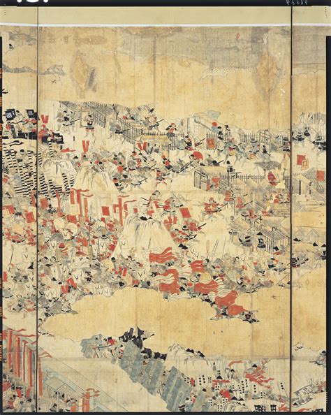 C0096334 大坂冬の陣図屏風模本 東京国立博物館 画像検索