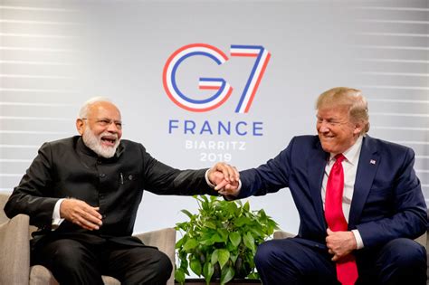 G7 Summit 2019 Pm Modi Meets World Leaders In France News18