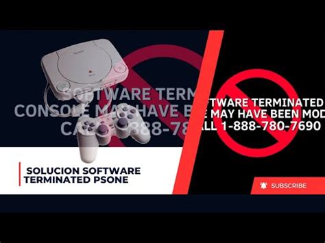 Solucion Software Terminated Psone YouTube