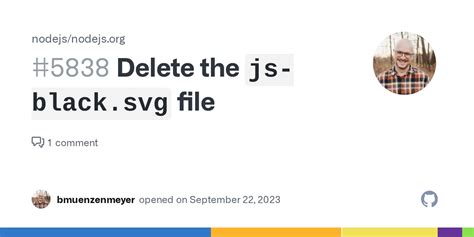 Delete The `js Blacksvg` File · Issue 5838 · Nodejs · Github