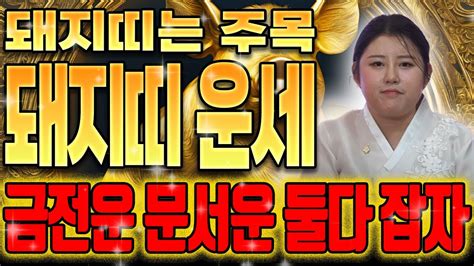 💯2024년 하반기 대박나는 돼지띠운세💯말년에 무조건 돼지띠에게 찾아오는 변화는 2024년 대박나는 돼지띠운세 59년생 71