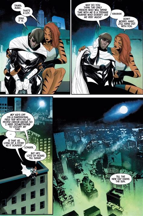 Moon Knight And Tigra By Skulduggerybb On Deviantart