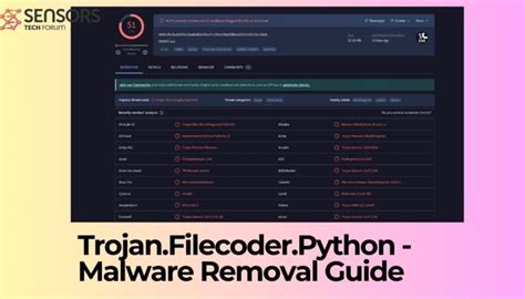 Trojanfilecoderpython Malware Removal Guide