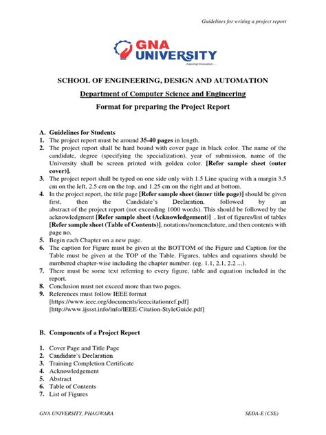 Final Minor Project Report Format Pdf Source Code Computing