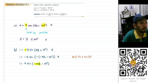 Practice Problem 94 Fundamental Of Electric Circuits Sadiku 5th Ed