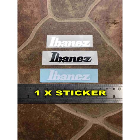 Jual Sticker Tempel Headstock Gitar Ibanez Saja Standard Akustik