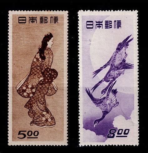 【やや傷や汚れあり】1円～日本 切手 切手趣味週間 見返り美人 月に雁 未使用の落札情報詳細 ヤフオク落札価格検索 オークフリー