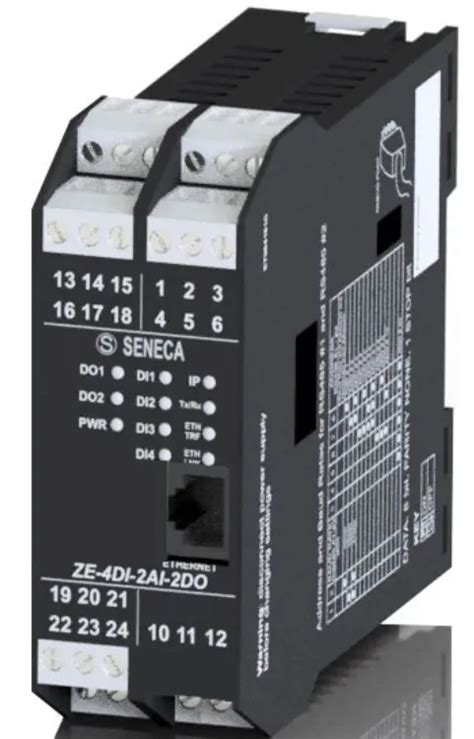 seneca ze 4di 2ai 2do modbus mixed io modules instruction manual