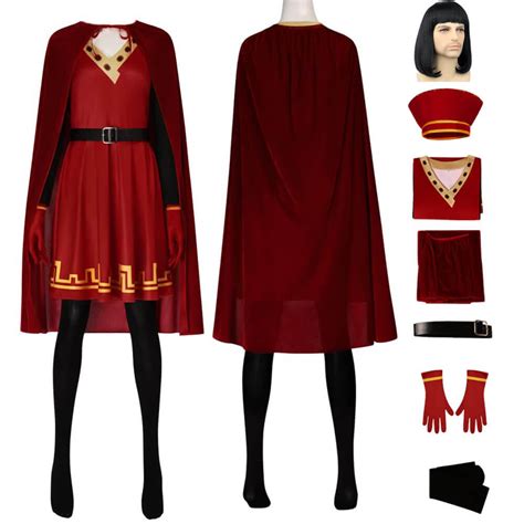 Womens Lord Farquaad Costume With Wig Adult Halloween Cosplay Outfi