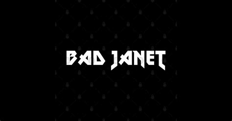 Bad Janet The Good Place Sticker Teepublic