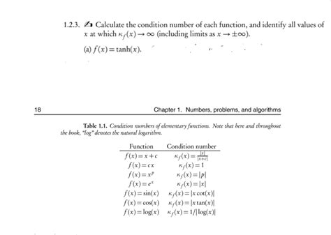 solved 1 2 3 calculate the condition number of each
