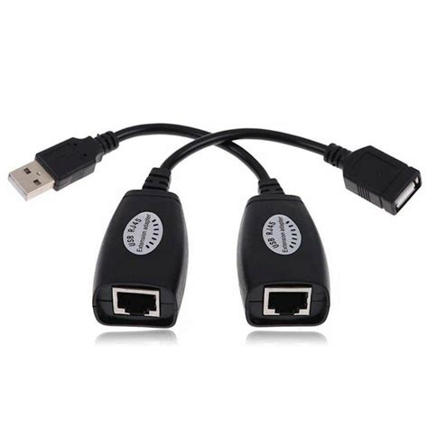 Adaptador Cable Extensor Usb Por Utp 50 M Ar