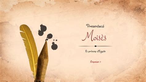 PRESENTACIÓ Moisés