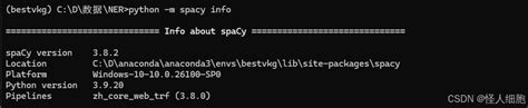 【spacy下载及其模型下载】 Csdn博客