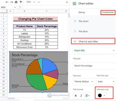 How To Change Pie Chart Colors In Google Sheets OfficeWheel