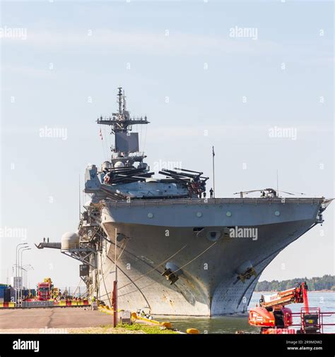 Wasp Class Amphibious Assault Ship Of The United States Navy Uss