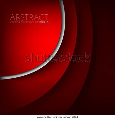 Red Curve Background Vector Overlap Layer Stock Vector Royalty Free Shutterstock