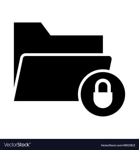 Encrypted Data Glyph Icon For Personal Royalty Free Vector